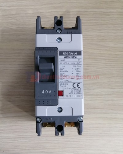 MCCB LS 2P 40A 30kA ( ABN52c ) - Kim Khí Hiệp Phát