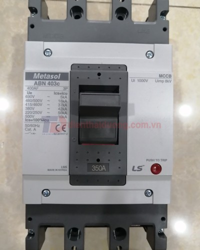 MCCB LS 3P 350A 42kA ( ABN403c ) - Kim Khí Hiệp Phát